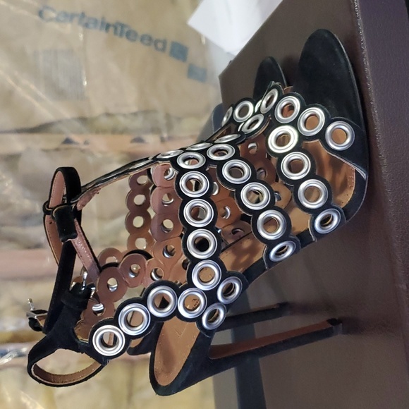Alaia | Shoes | Nib Alaia Grometted Heels | Poshmark